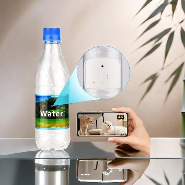 Quality Plastic Water Bottle Hidden Camera 1080P Battery Powered Covert Surveillance for sale