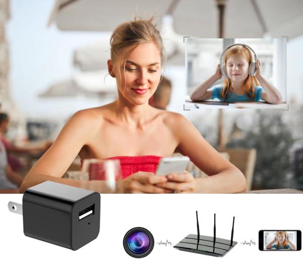 Quality FHD WIFI Mini USB Charger Hidden Camera 4K 2K 1080P Hidden Shower Camera for sale