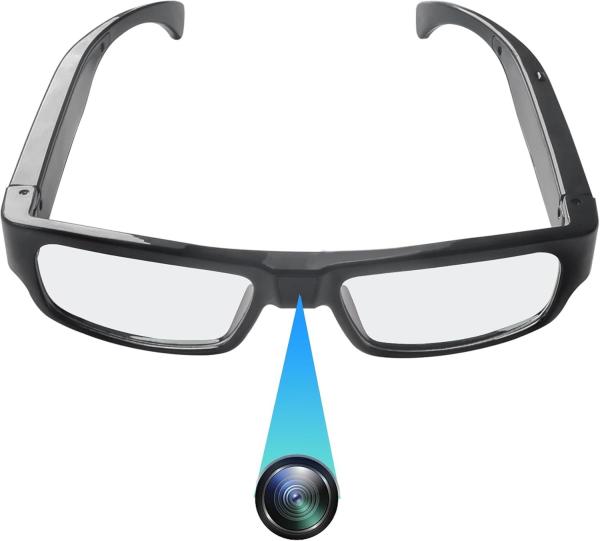 Quality Personal Security Spycam Glasses Full HD 1080p Spy Eye Glasses Camera With Sound for sale