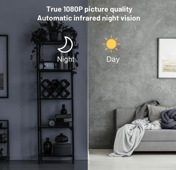 Quality 1080P WIFI Hidden Camera Fire Detector Spy Camera White 7.5 Ounces for sale