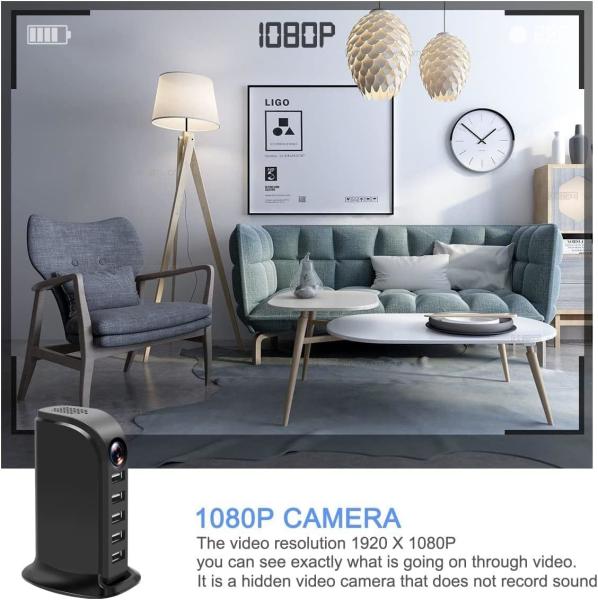 Quality WIFI USB Charger Hidden Camera , Mini Peep Hole Camera Black / White for sale