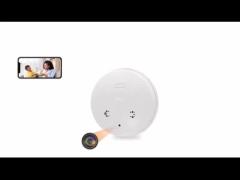 Detettore di fumo Wifi Camera nascosta, Detettore di fumo Camera spia con visione notturna