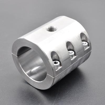 China CNC Machined Stainless Steel Tube Clamp Rapid Prototyping Capabilities Wire EDM Broaching Customized OEM Surface Treatment China for sale
