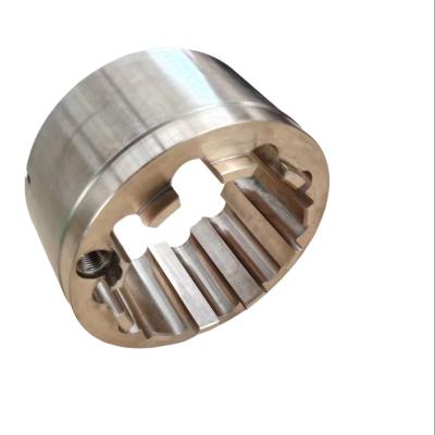 China CNC Machined Brass Hydraulic Main Pump Cylinder Body DE2576 for Drilling and Broaching Customized OEM for sale