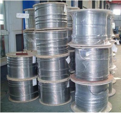 Cina Linea arrotolata rotonda linea di controllo idraulica dell'acciaio inossidabile del tubo per i giacimenti di petrolio in vendita