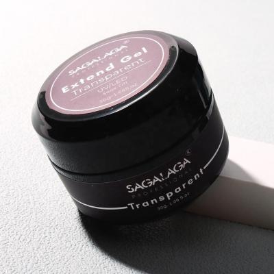 China Quick Extend Gel Fast Tips Extension Gel Glue Nail Art Uv Hard Gel Builder Nail Extension 30g/50g in Jar for sale