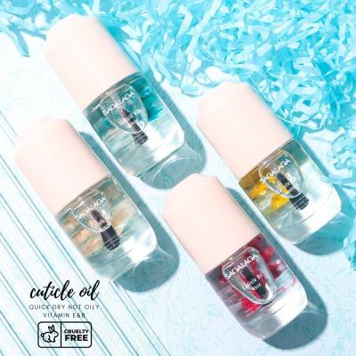 China Flower Cuticle Nourishing Oil in 15ML Bottle for Nails Custom Logo Nail Care Products With Vitamin E for sale