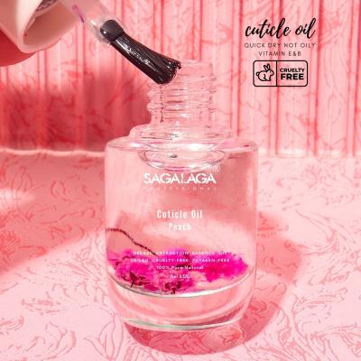 China Vegan Free Nail Cuticle Growth Oil Natural Hydrating Softening With Flower Oil for Healthy Nails Manicure Tools for sale