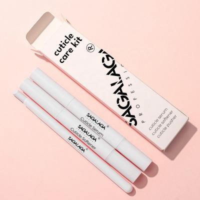 China Nail Care Growth Serum Oil Pen Product Cuticle Pusher Remover Liquid and Pushers Set for sale