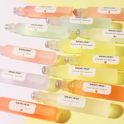China Personalized Container Customized Pineapple Private Label Nail Revitalizer Roller Pen Natural Organic Cuticle Oil for sale
