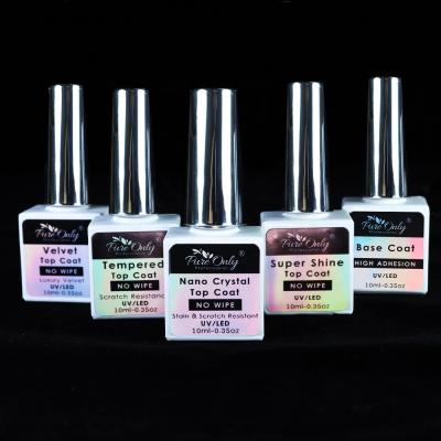 China Fast Dry UV Gel Top Coat for Perfectly Polished and Long-Lasting Nails LED/UV Lamp Compatible for sale