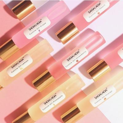 China 10 Ml Container Private Label Pen Gallon Peach Roller Scented Cuticle Oil Nail Nutrition Oil Cuticle Revitalizer Treatment for sale