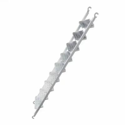 Cina Scale per impalcature di qualità professionale con larghezza di passo di 50 cm e rivestimento HDG resistente in vendita