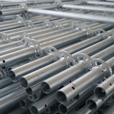 Cina Diametro 48,3 mm 3m 6 sistema di impalcature a anello verticale post ringlock standard con accoppiamento in vendita