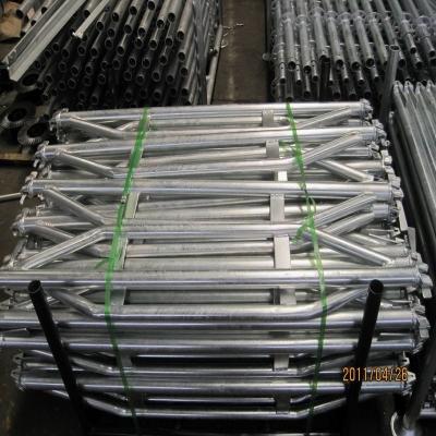 Cina Q235 2M 3M Galvanizzato a caldo Ringlock Bridge Ledger per ponteggi per la costruzione in vendita