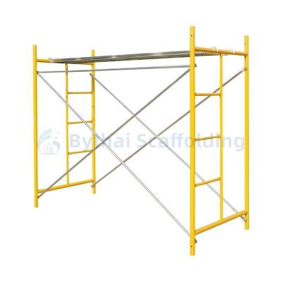 Cina Sistema di impalcatura Layher Q355 HDG Walk Through Frame per progetti a grattacieli in vendita