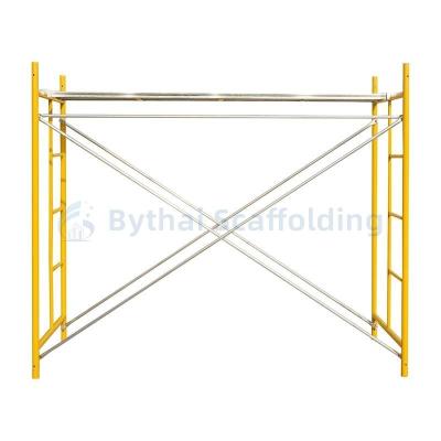 中国 高層建築のためのLayer Scaffold System Q355 HDGウォーク・スルー・フレーム 販売のため