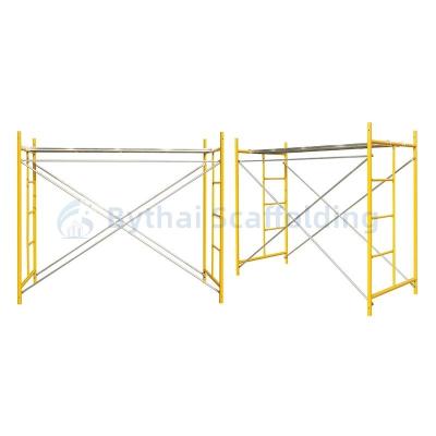 中国 高層建築のためのLayer Scaffold System Q355 HDGウォーク・スルー・フレーム 販売のため