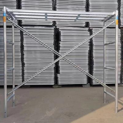 Cina Alta capacità di carico H telaio scaffolding acciaio varie dimensioni versatilità Vanguard produttore in vendita