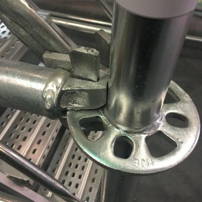 Cina Pittura Q355 48,3 mm 2m EN12811 Sistema di serratura a anello per torre di impalcatura certificata con servizio OEM in vendita