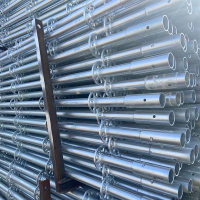 Cina Scaffalatura galvanizzata Q235 1.5m EN12811 Pin Lock Scaffold con montaggio rapido Altura massima 30m in vendita