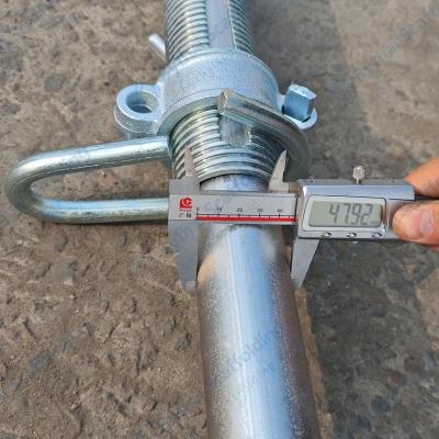 Cina Strutture temporanee di costruzione leggere di supporto galvanizzato con manicotto G Pin in vendita