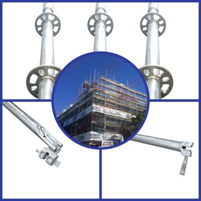 Cina Materiali da costruzione Scaffold EN12811 Ringlock Set Vertical Standard Horizontal Ledger in vendita