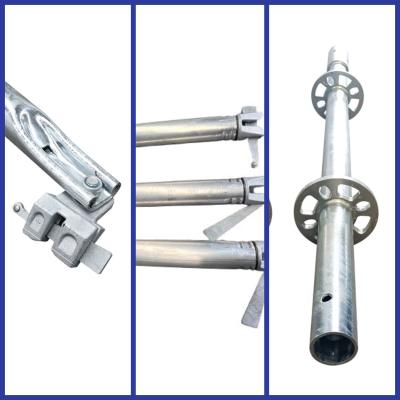 Cina Sistema di scaffalature modulare di alta qualità Q355 Multipole Pin Lock Ringlock Bracing in vendita