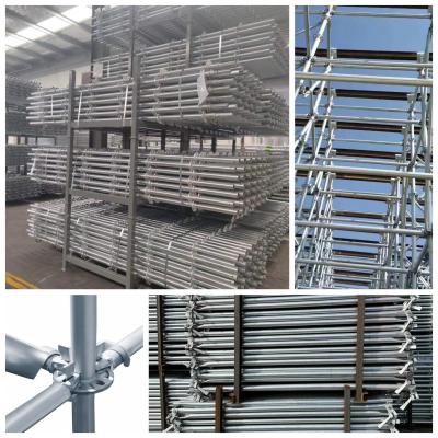 Cina Nuovo Rosette Industrial Certified Scaffolding Prezzi Ringlock Galvanizzato Per Faccette in vendita