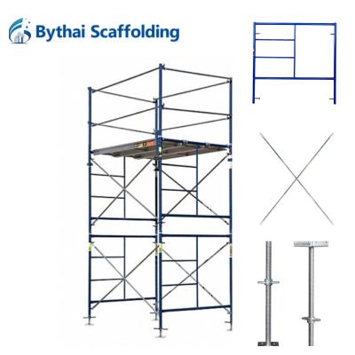 Cina Materiali per le impalcature di costruzione di qualità in polvere rivestita galvanizzata H Step Frame in vendita