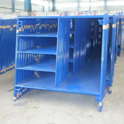 Cina Sistema di impalcatura in acciaio a scalinata a gradini stretti con supporti incrociati in vendita