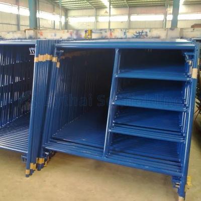 Cina Sistema di impalcatura in acciaio a scalinata a gradini stretti con supporti incrociati in vendita