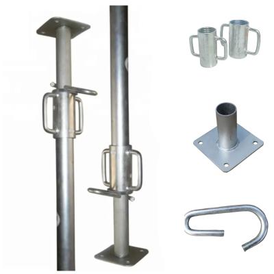 Cina Middle Duty Italian Type Adjustable Jack Post Scaffolding with internal Cup Nut in vendita