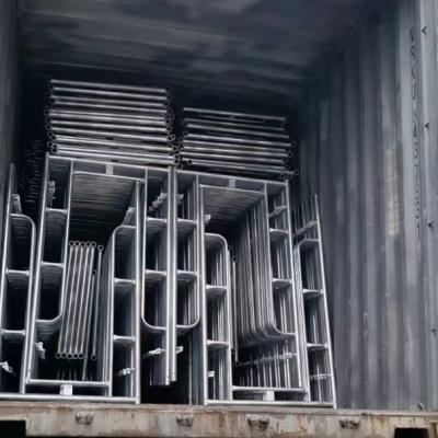 Cina In polvere rivestita Q355 Acciaio 5' x 4' Walk Through Frame Scaffolding per alta flessibilità e servizio OEM in vendita