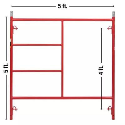 Cina Scaffalature in acciaio Q235 con telaio H di 5'x4' in vendita