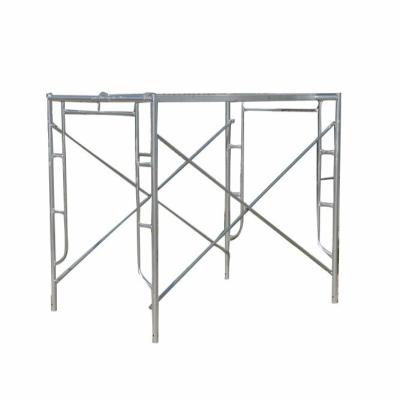 Cina Polvere blu rivestita Q235 Scaffolding di telaio in acciaio Camminare attraverso lo stile Diverse dimensioni Facile installazione in vendita