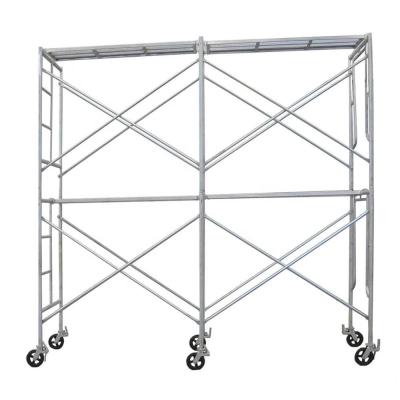 Cina Q355 Acciaio H Quadro Scaffolding Scale Euro Certified Step Style Arancione Pre-galvanizzato in vendita