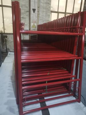 Китай Стальные леса 3ft X6ft Синий предварительно оцинкованный Q235 с высокой безопасностью и узкой лестницей W стиль продается