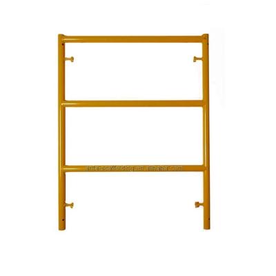 Китай W-Style 3′ X 5′ Ladder Style Frame Scaffolding Yellow Pre-Galvanized Q355 Steel (Сталь из железной стали) продается