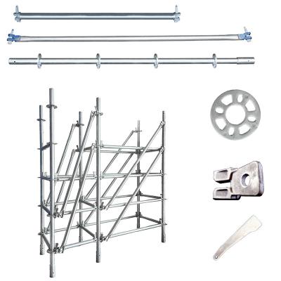 2m Ringlock Diagonal Brace Corrosion-resistant Hot-dipped Galvanized Q355 Steel
