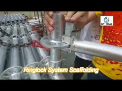 2m Ringlock Diagonal Brace Corrosion-resistant Hot-dipped Galvanized Q355 Steel