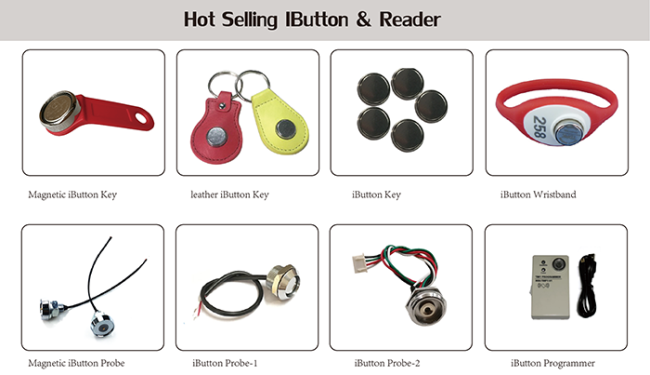 RW2004,TM01A read and write ibutton touch memory key holder