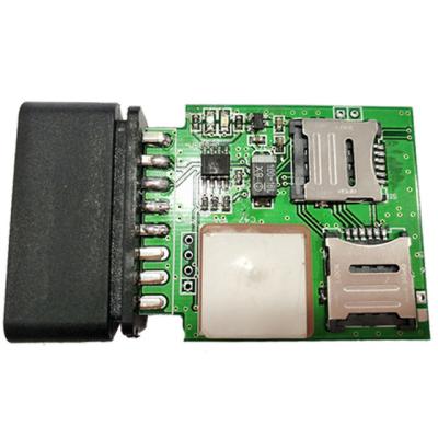 China 24VDC Remote Diagnostic OBD GPS Vehicle Tracker With Single / Double SIM Card for sale