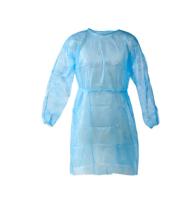 China Disposable Isolation Gown PP Material with Elastic Knitted Cuffs CE Certified Sizes S to XL for sale