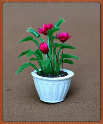 China material em pasta modelo do planta-modelo, fllower da decoração, potenciômetro artificial, planta em pasta de 1:25,3CM à venda