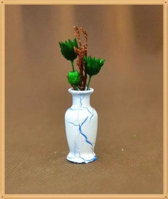 China model flower vase,model scale sculpture ,miniature flower pots,ABS flower vases,1:20,1:25 for sale