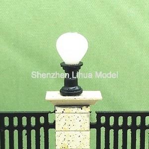 China 1:150scale lawn light---scale miniature lamp post,architectural model lights,fake ground lamp pole ,building lights for sale