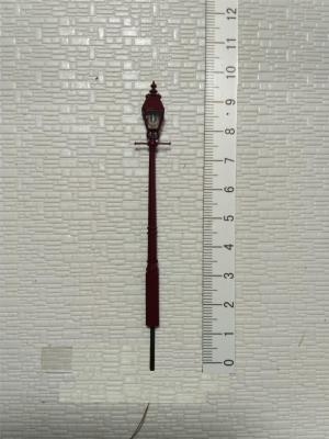 China 1:87 model metal yard  lamppost, 1:150 scale street light,1:100architectural model lamp,model materials à venda