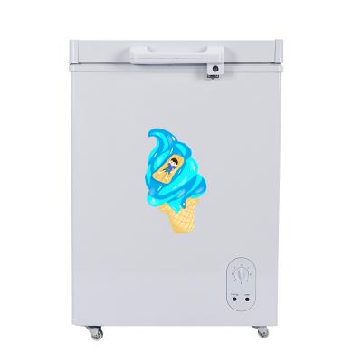 Cina 108L Fridge Freezer Mini Commercial Solar Deep Chest DC 12/24V Portable Fridge Freezer in vendita