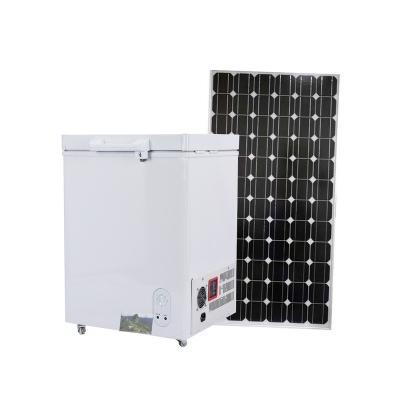 Cina Congelador DC 108L 12V 24V Solar Commercial Freezer Refrigerator With Wheels 580*520*834mm in vendita